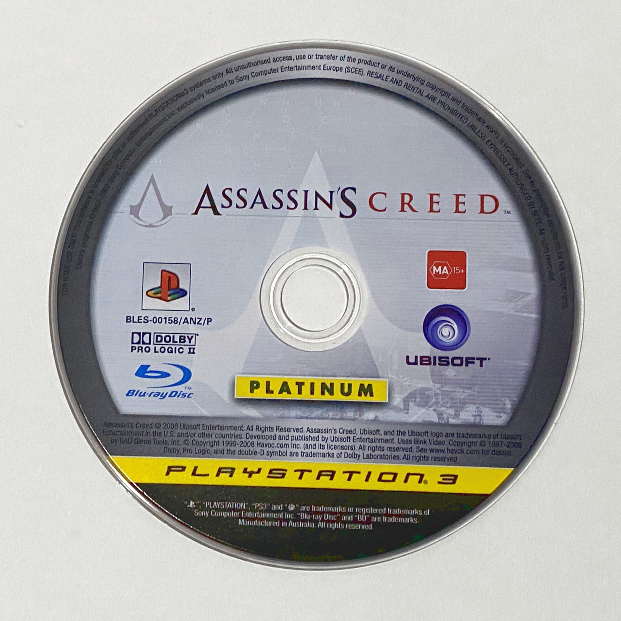 Assassin's Creed - PS3. | Pixel Paradise NZ
